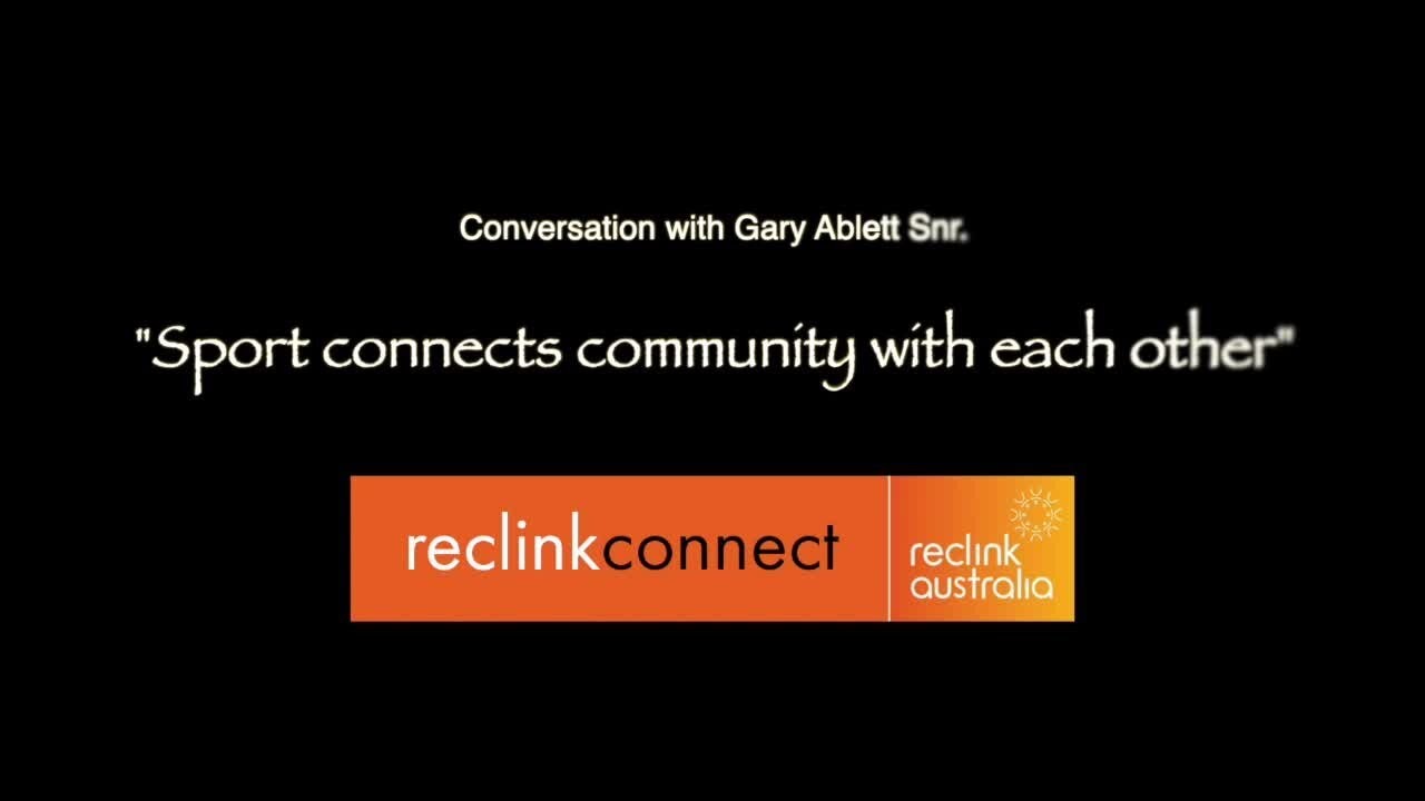 Gary Ablett Snr & Reclink ~ Sport Connects Community - YouTube