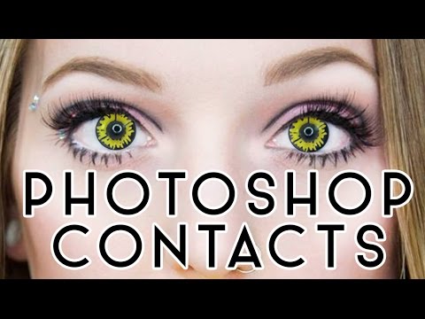 EASY Photoshop Contacts DIY - YouTube