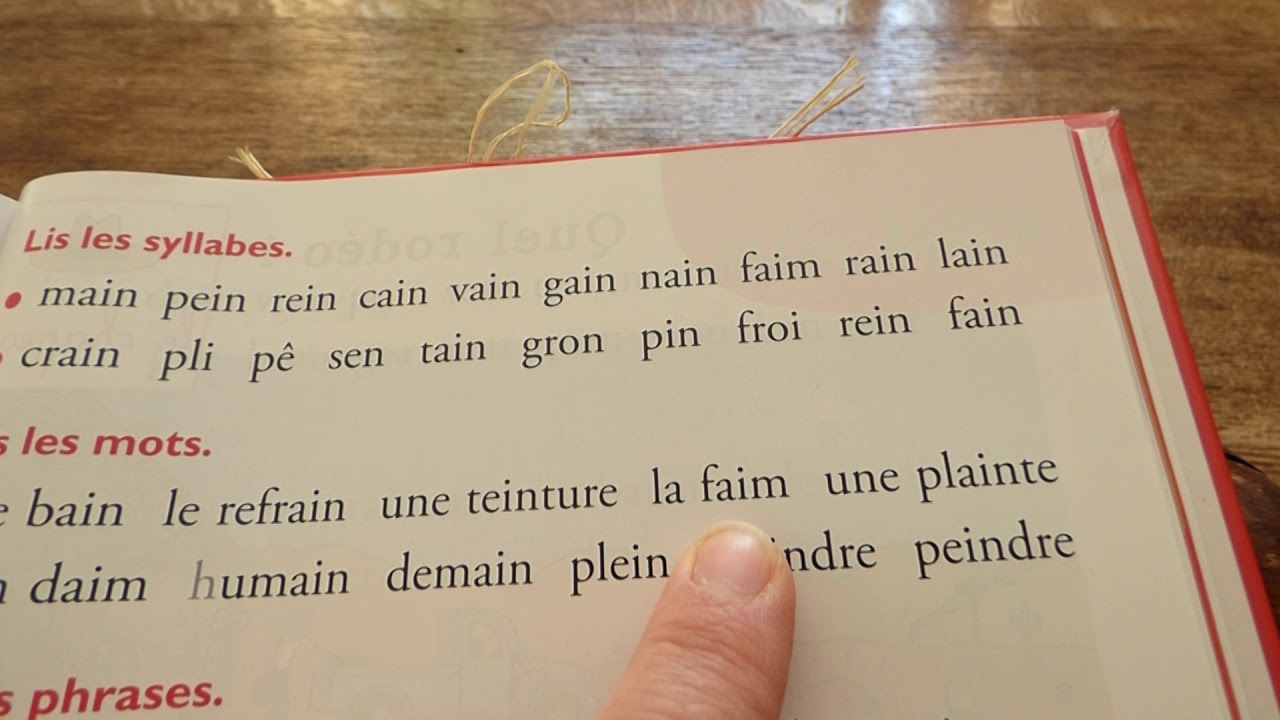 taoki ain ein aim syllabes mots phrases - YouTube