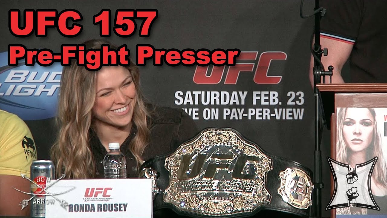 UFC 157: Rousey vs Carmouche Pre-Fight Press Conference (Complete ...