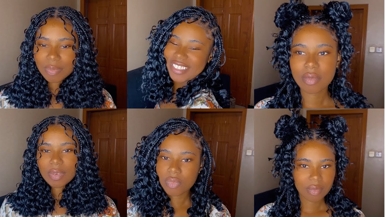 Mtindo mpya wa nywele za rasta boho knotless braids || bohemian ...