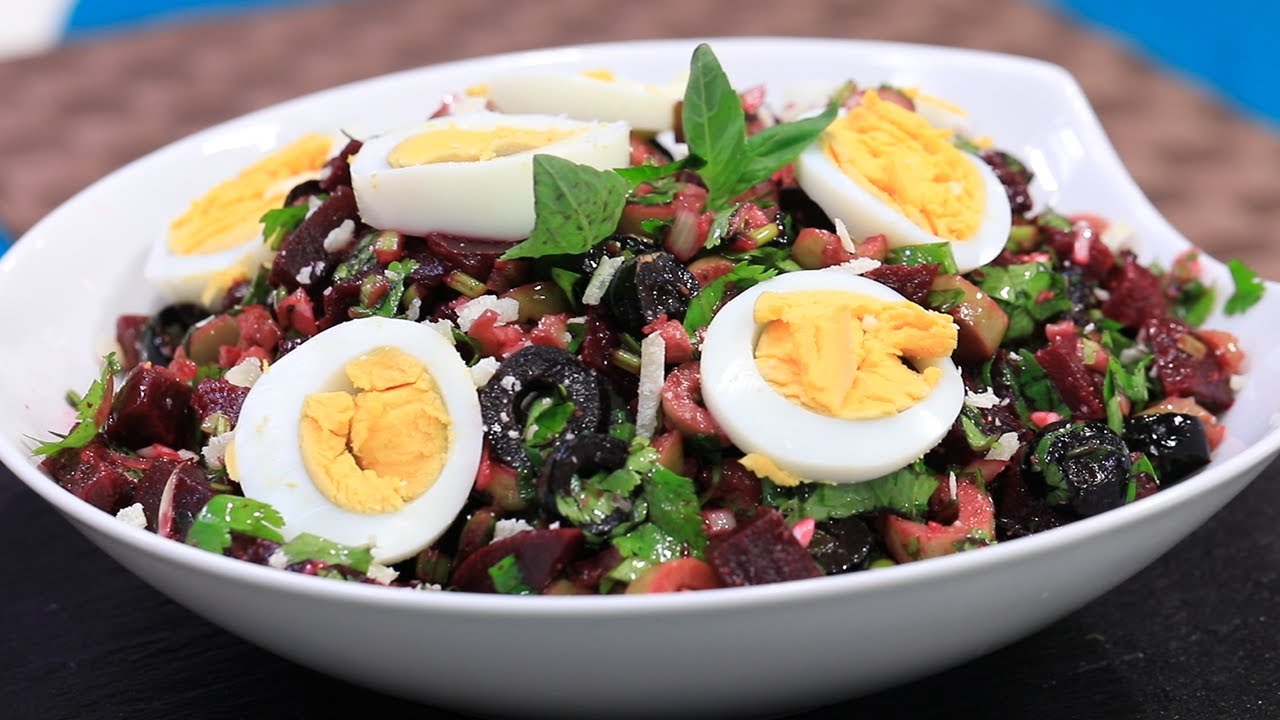 Salade de betterave et pommes de terre - سلطة بيتراف وبطاطا - YouTube