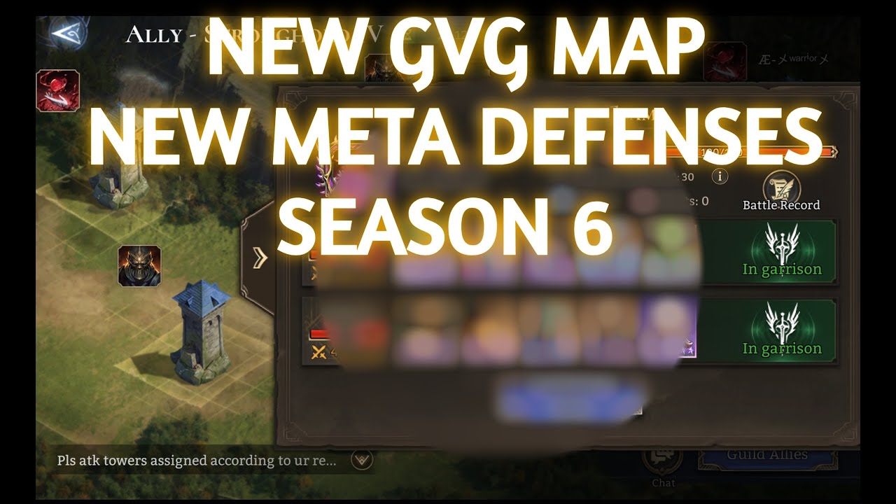 Top 4 META tower Defenses u MUST know for GVG season 6 New Map - YouTube