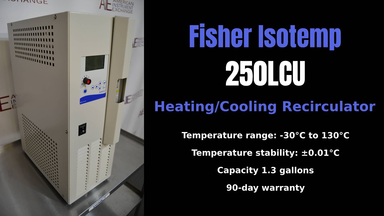 Fisher Scientific Isotemp 250LCU Cooling/Heating Recirculating Chiller ...