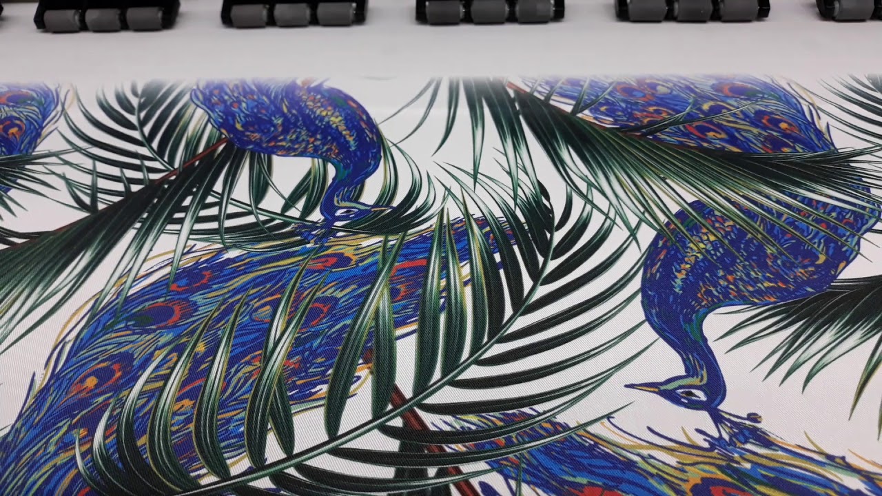 direct printing on fabrics - YouTube