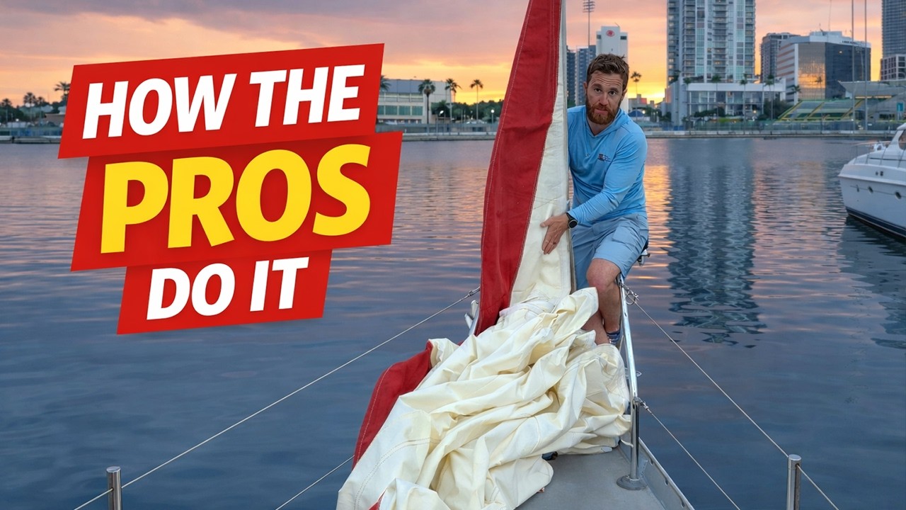 How To Put Sails On Your Boat | Part 1 of 2 | How the Pros Do It - YouTube