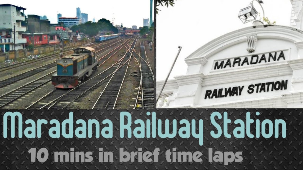 Maradana railway station 10 min in brief.Timelps - YouTube