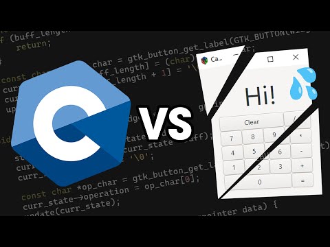 This is why you don't build GUIs in C