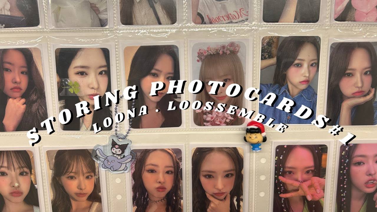 Storing photocards kpop #1 loona, Loossemble - YouTube