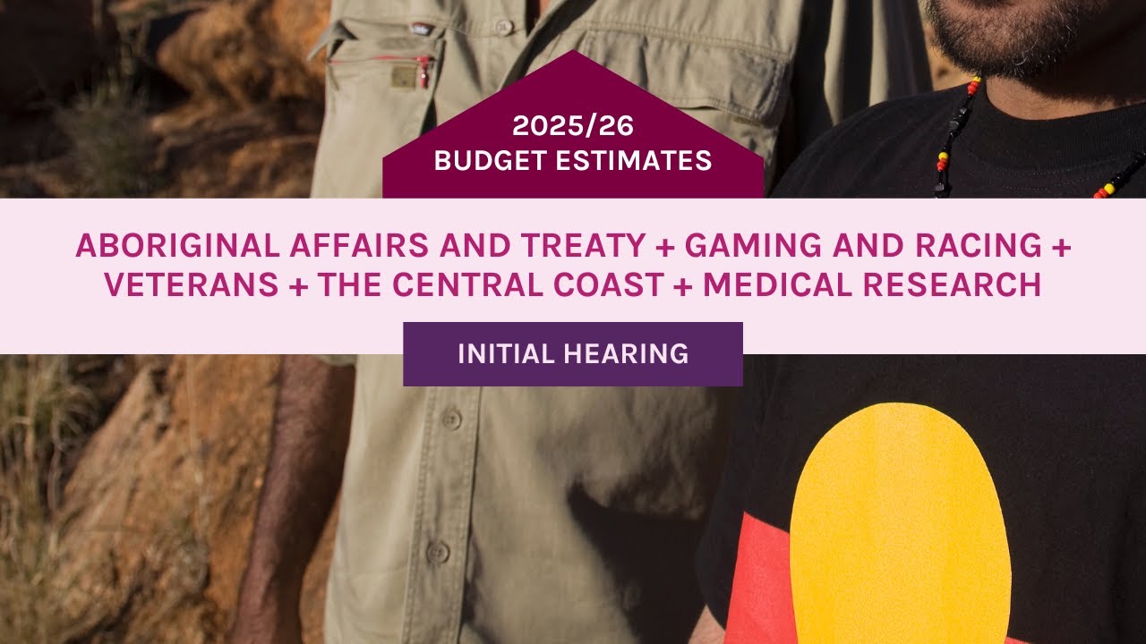 Budget Estimates 2025-2026 - Hon David Harris MP - 26 August 2025 - YouTube