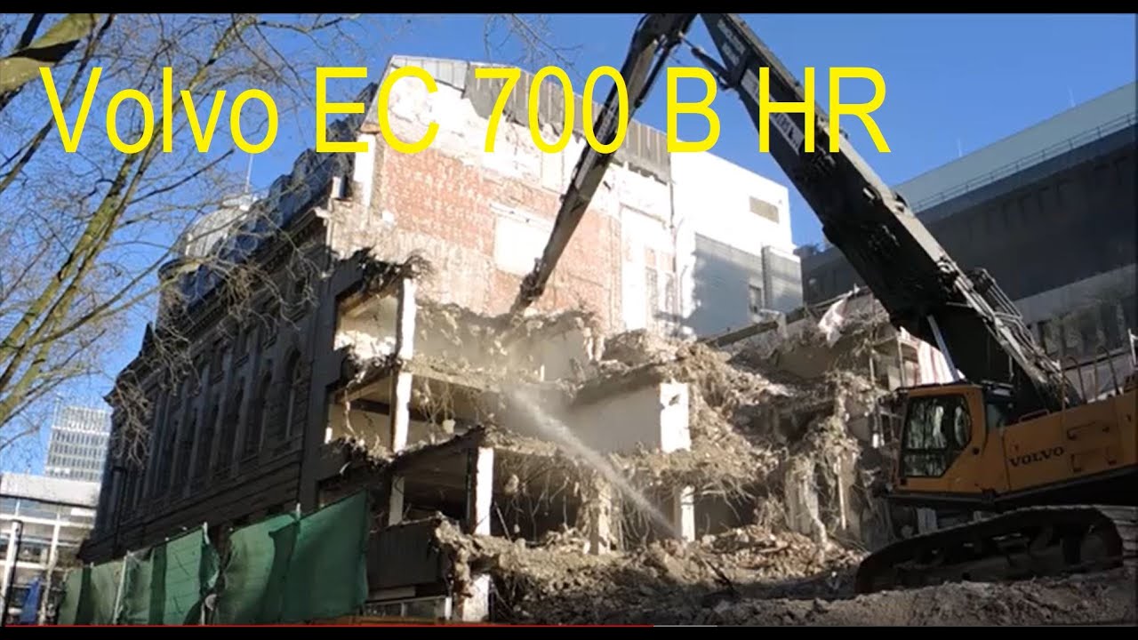 Exavator Volvo EC 700 B longfront perfect operator - YouTube