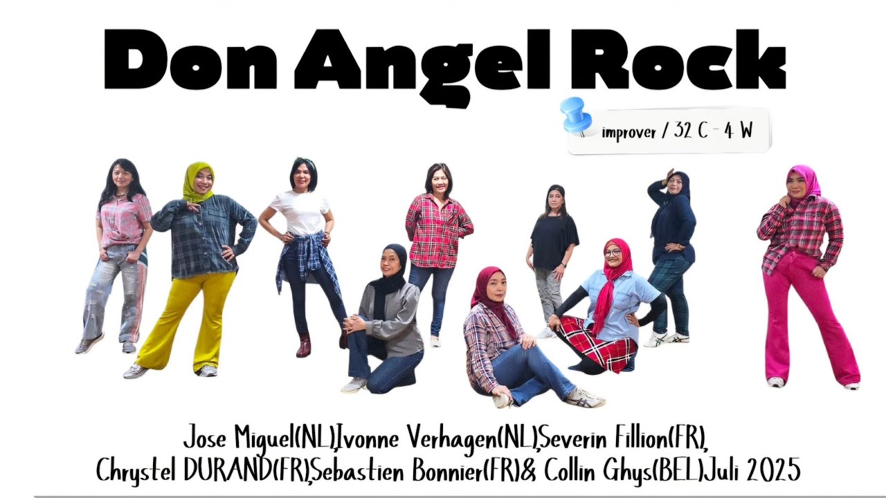 Don Angel Rock Linedance||Jose Miguel, Ivonne Verhagen,Severin,Christel ...