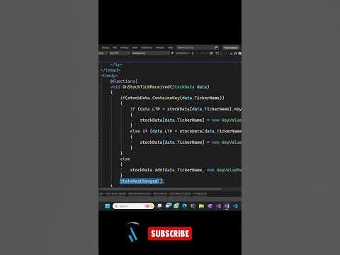 Magic API To Refresh View In Blazor Component #shorts #blazor - YouTube