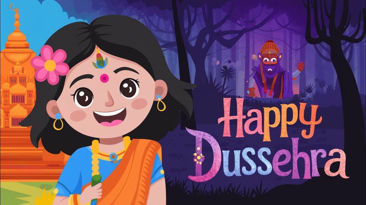 Dussehra song for kids🪄kids learning|kids education|kids devotional ...