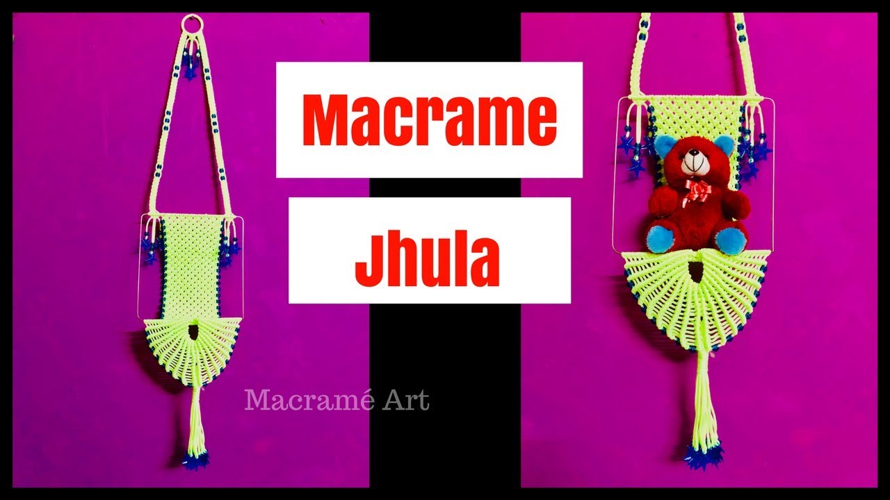 simple macrame jhula #2 - YouTube