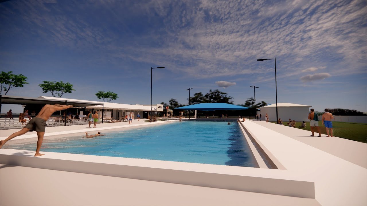 Millmerran Aquatic Centre construction commencing - YouTube