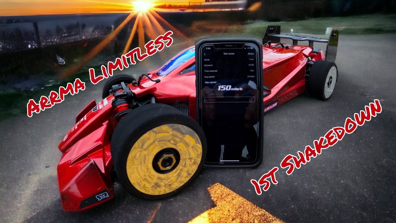 Arrma Limitless RC Speed Run - First Shakedown Pass 😉 Ramjam Racing ...