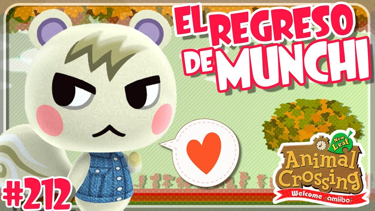 EL REGRESO DE MUNCHI Y CONCURSO PARA VOSOTROS #212 ANIMAL CROSSING NEW ...