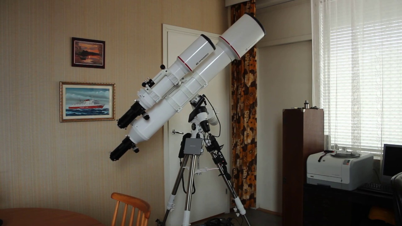 EXOS-2 with SynScan EQ5 Pro motors - YouTube