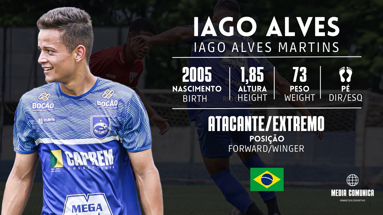 Iago Alves - Atacante/Extremo (Forward/Winger) - 2005 (2023) - YouTube