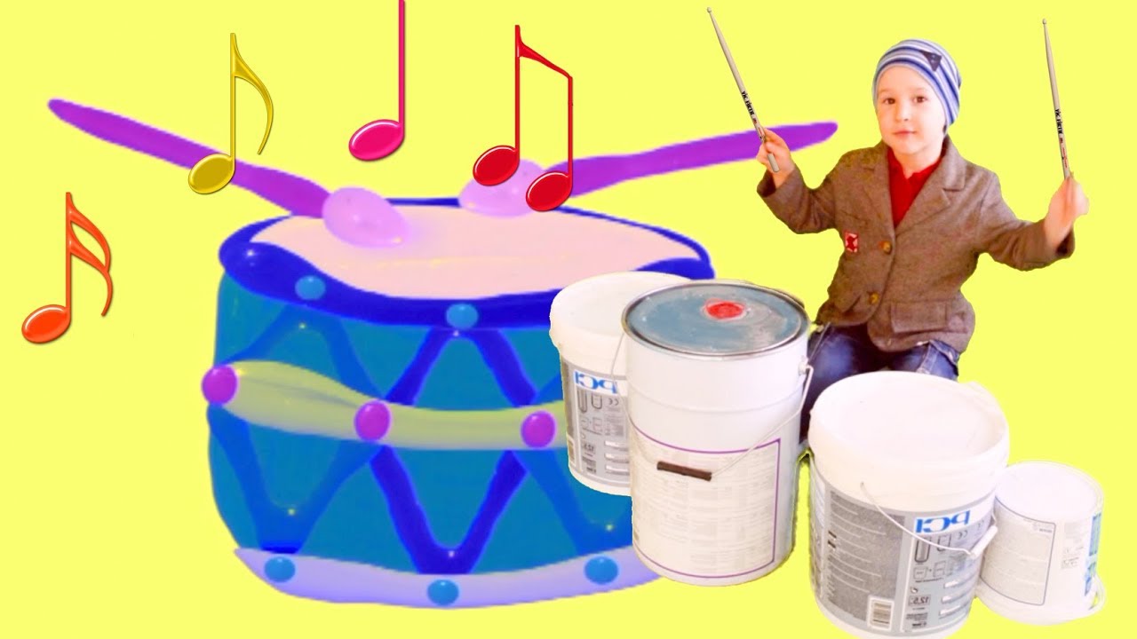 Musical Instruments Sounds for Kids – Boy plays DRUMS | MusicMakers ...