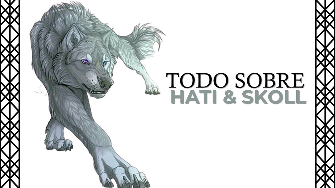 Los lobos HATI & SKOLL: toda su vida y mitos - YouTube