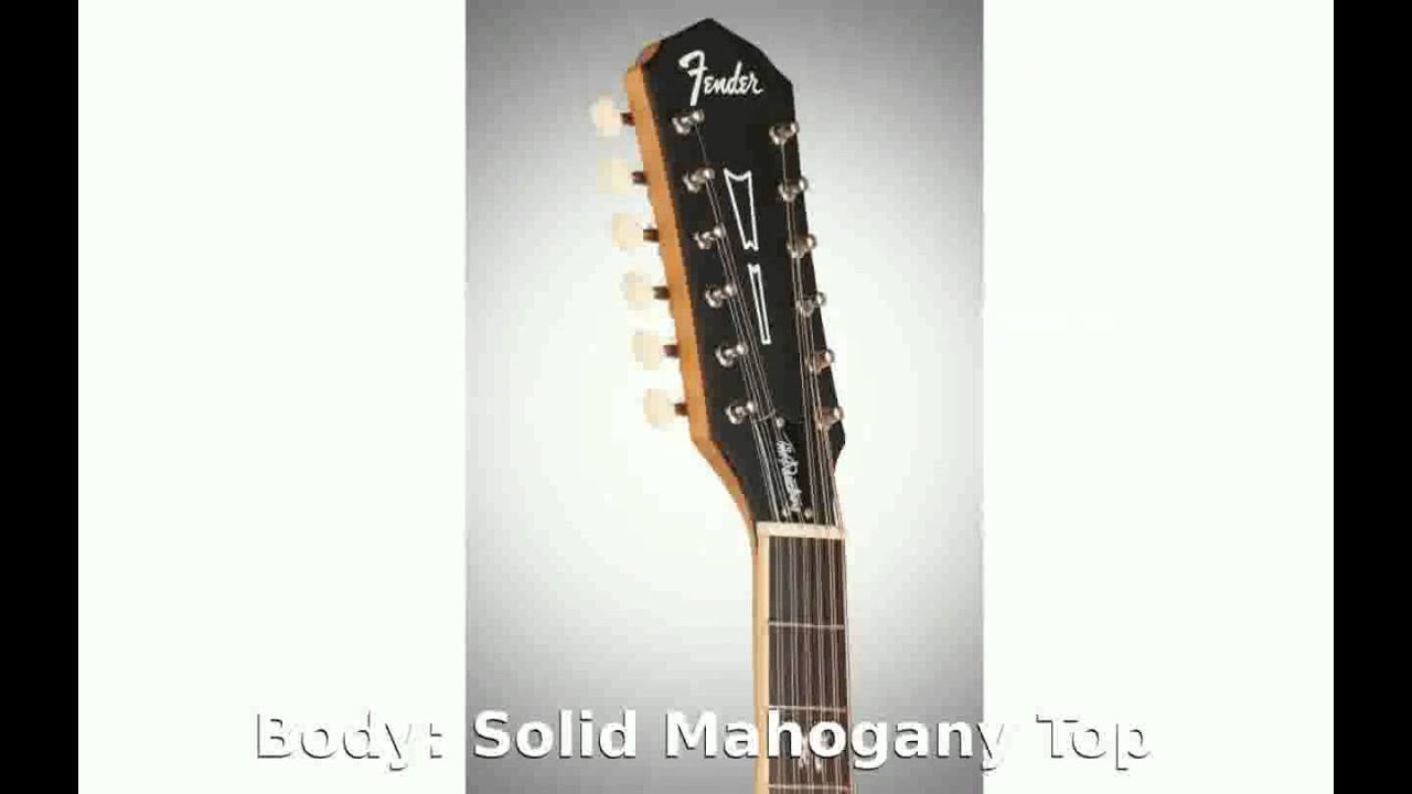 Fender Tim Armstrong Left-Handed Hellcat 12-String Acoustic-Electric ...