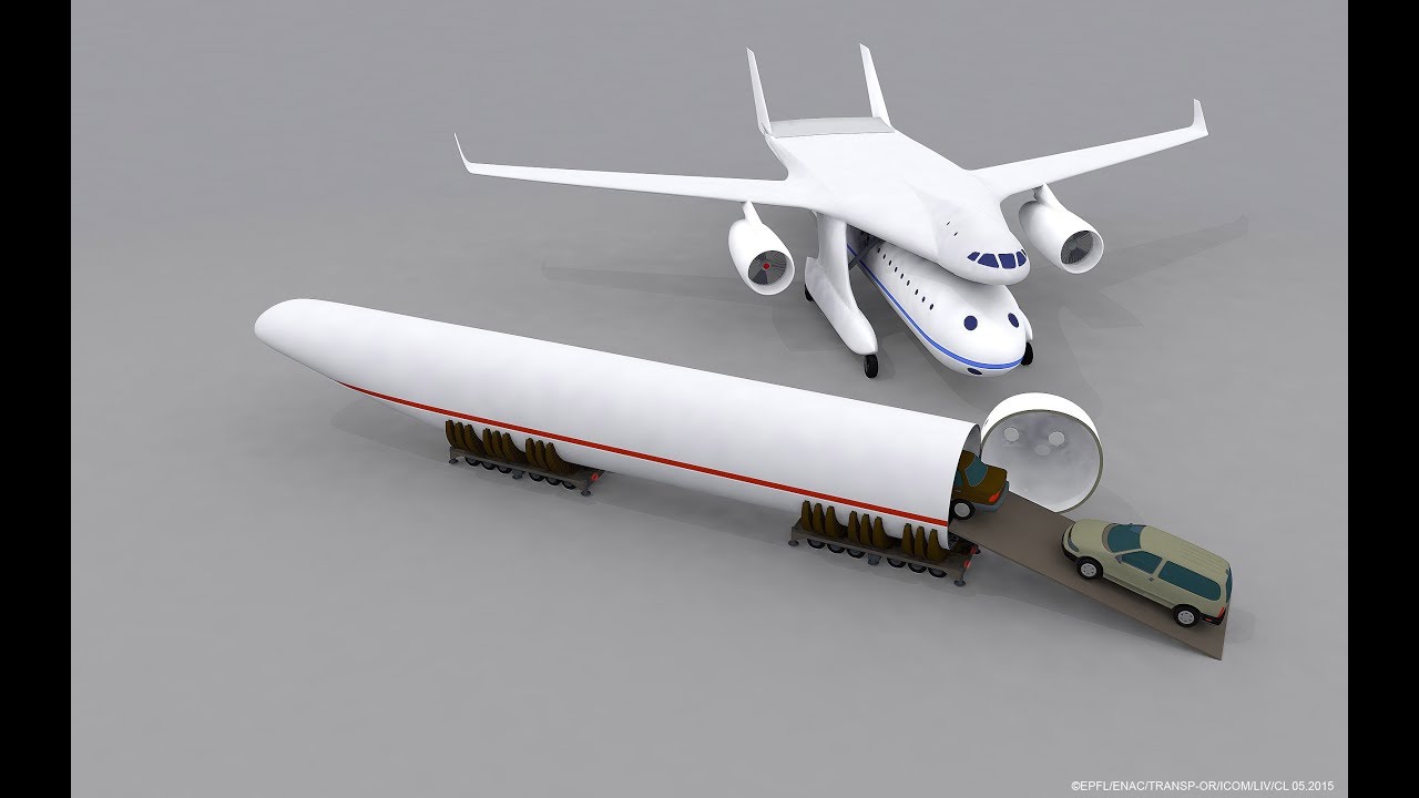 Triple decker plane - YouTube