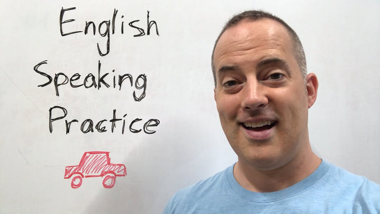 Interactive English Speaking Practice: Follow The Red Car - YouTube