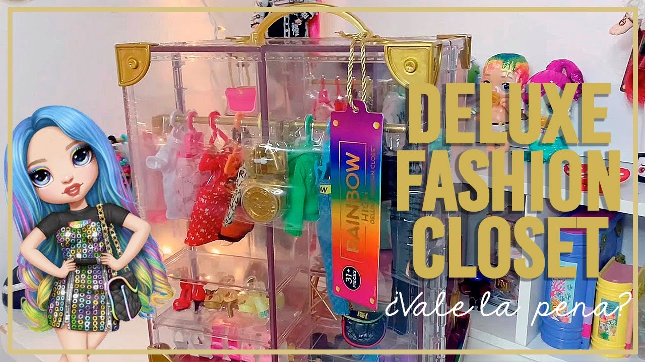🌈 Rainbow High Deluxe Fashion Closet | ¿Vale la pena? - YouTube