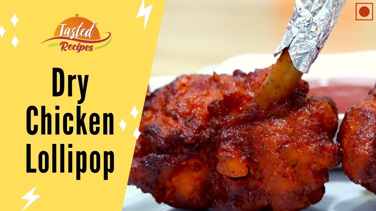 Dry Chicken Lollipop Recipe Restaurant Style - YouTube