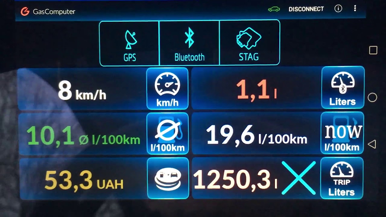 STAG GAS COMPUTER параметри - YouTube