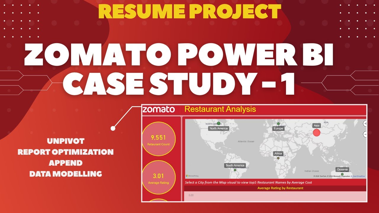 Case Study : Zomato Restaurant Analysis - YouTube