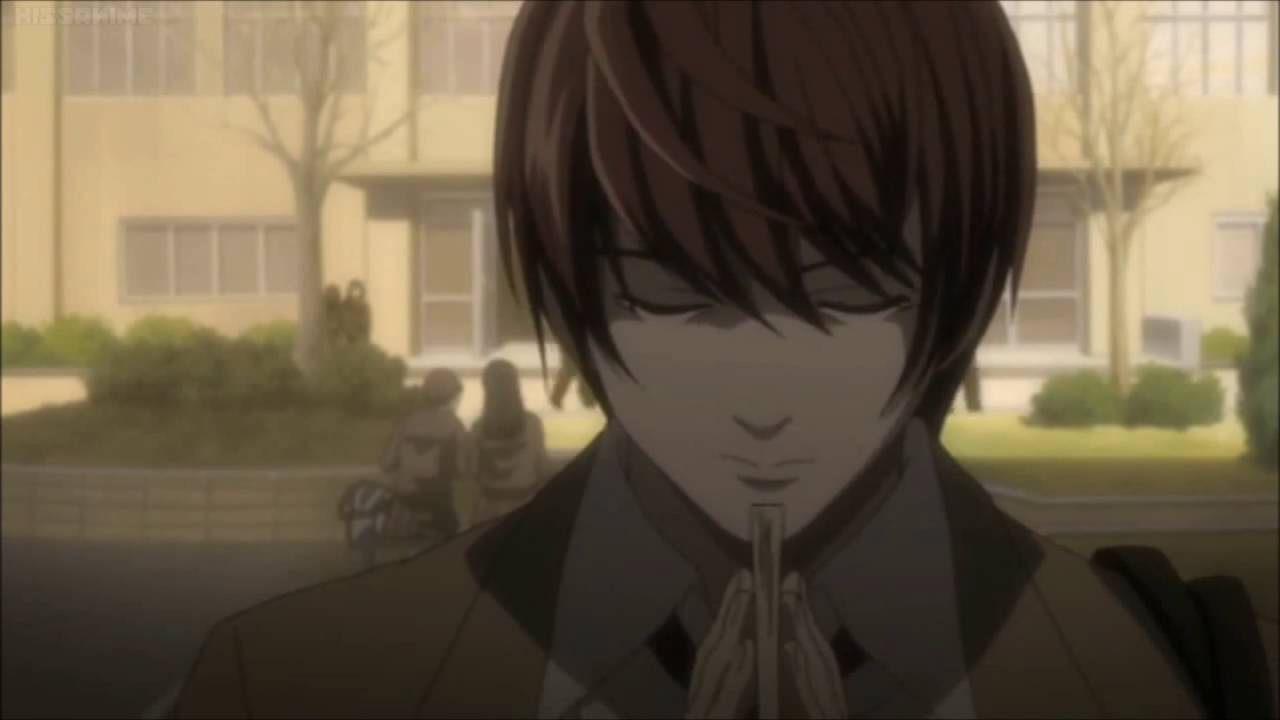 Light finds Death Note Scene - YouTube