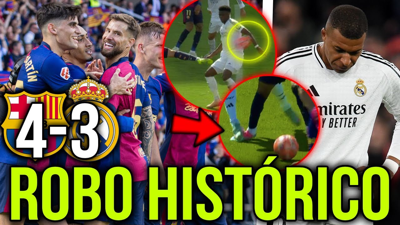 EL MAYOR ROBO DE LA HISTORIA! EL BARCELONA LOGRA LO IMPOSIBLE ANTE EL ...