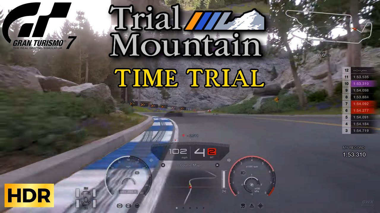 Gran Turismo 7 Online Time Trial | Trial Mountain - Supra GT500 '97 ...