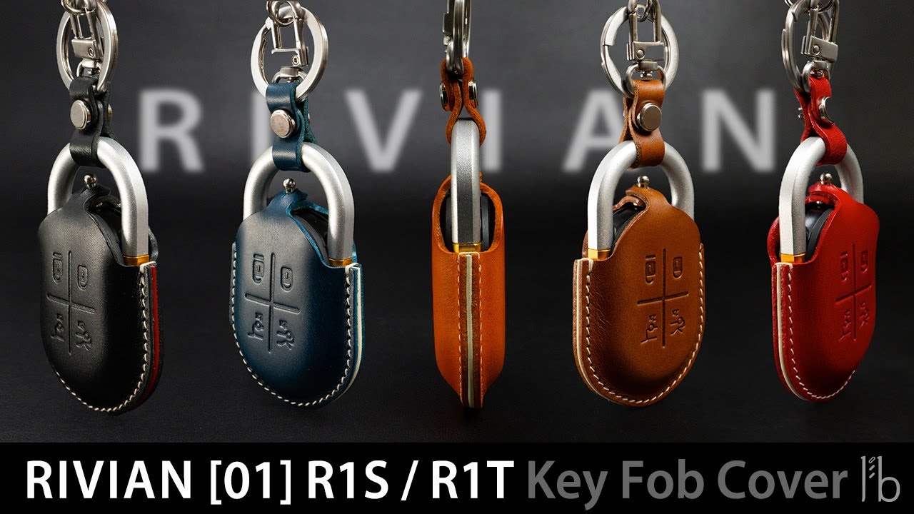 Rivian [1] Key Fob Cover - R1S R1T - Handcrafted in USA - Leather Brut ...
