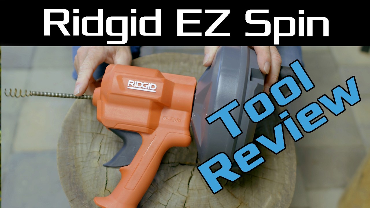 I Tried the New Ridgid EZ Spin Drain Snake and WOW! - YouTube