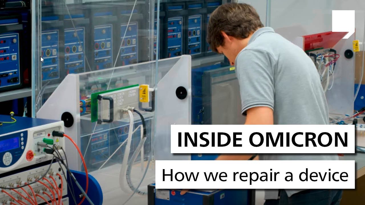 Inside OMICRON: how we repair a device - YouTube