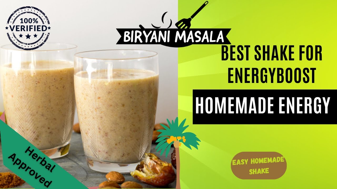 Weight Gain Smoothie |Energy Booster Shake |Homemade | Biryani Masala ...