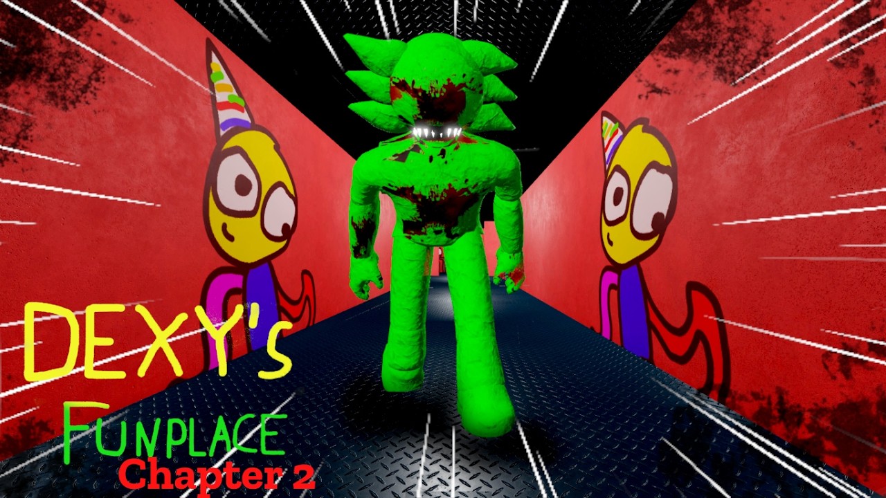 Daxy's Funplace Chapter 2!! Escape monster mascot | Full game Roblox ...