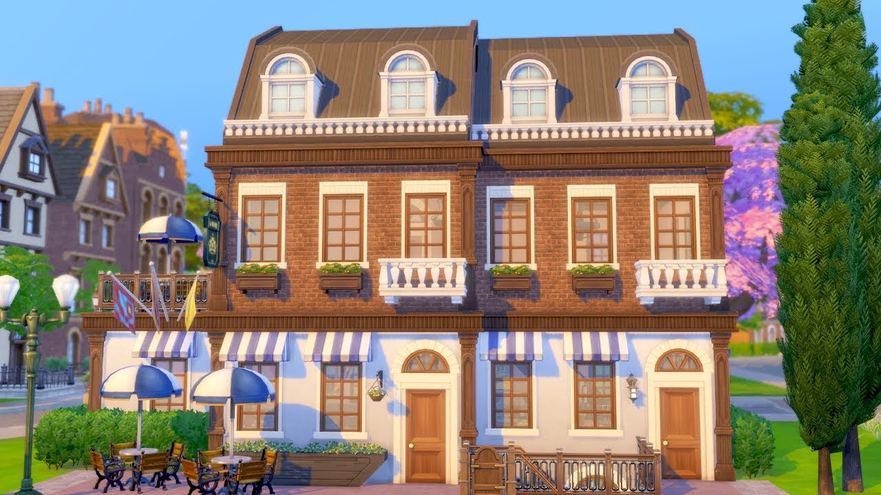 Turning This Old Building into a University Nightclub in The Sims 4 ...