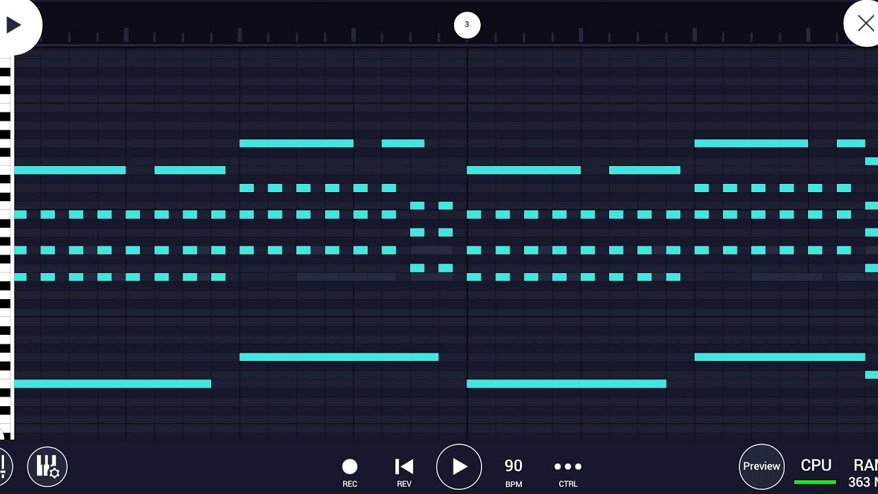 FL STUDIO MOBILE BASIC TUTORIAL: Pluck your piano chords... Making a ...
