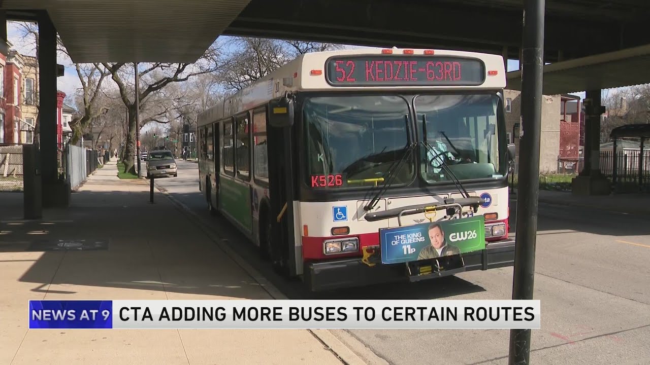 CTA adding more buses to certain routes - YouTube