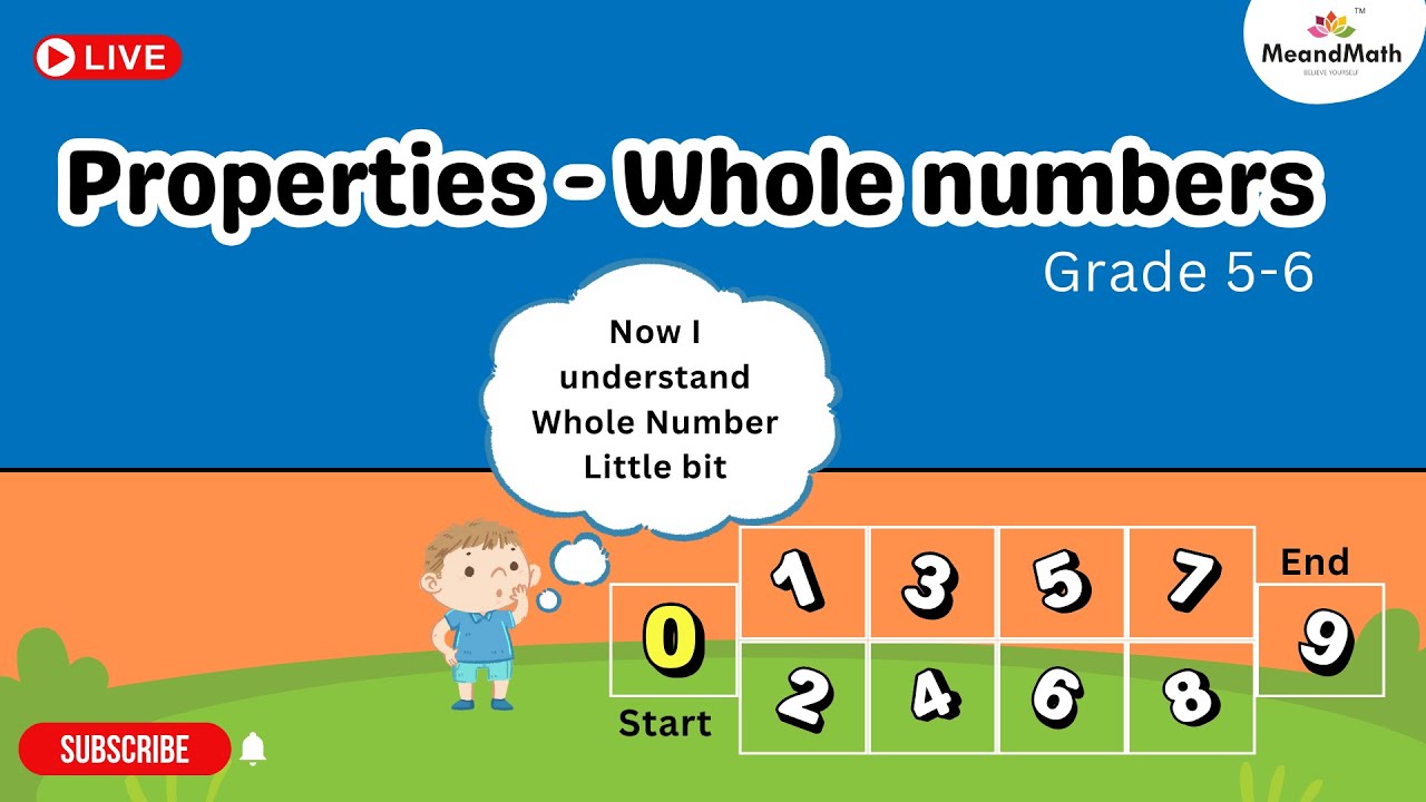 "Learn Whole Numbers and Their Properties | Quick Math Class for 5th ...