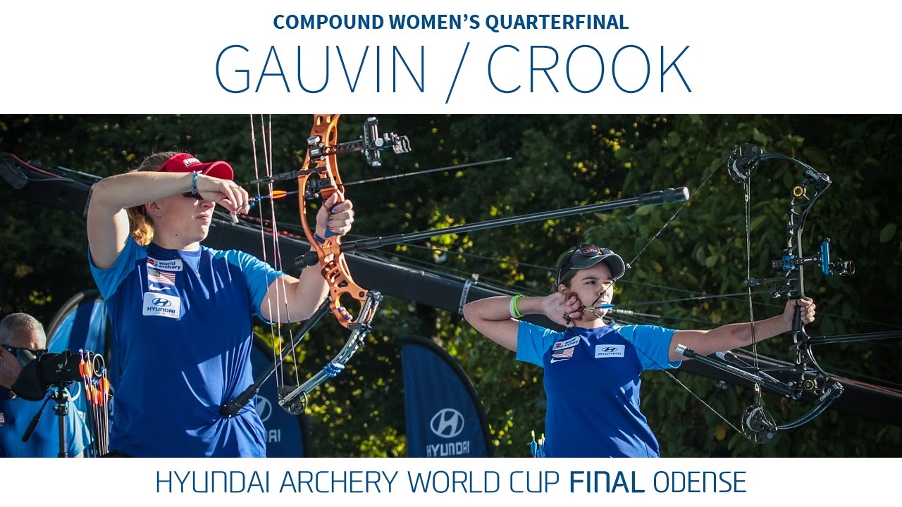Crystal Gauvin v Dahlia Crook – Compound Women’s Quarterfinal | Odense ...