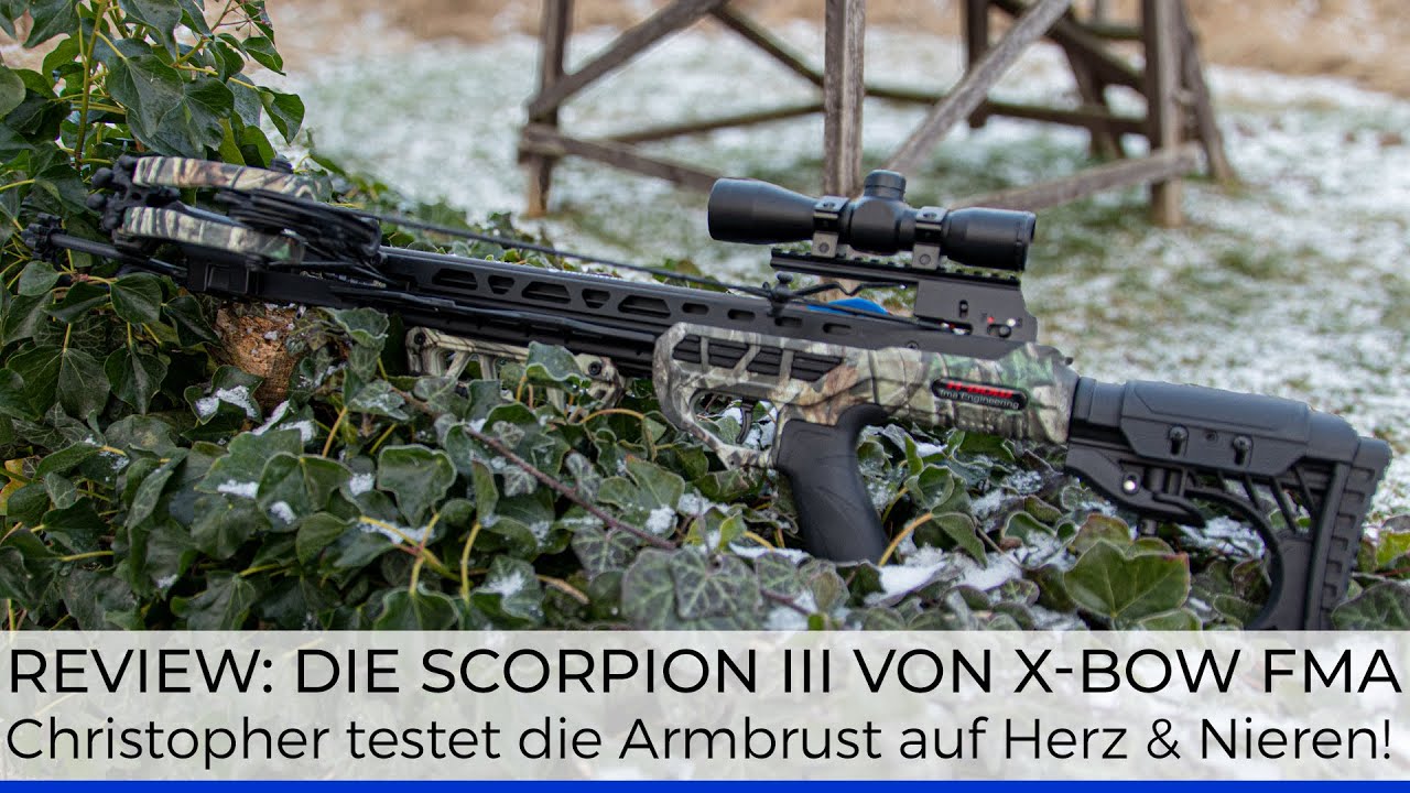 Crossbow Review: Compoundarmbrust Scorpion III von X-BOW FMA im Speed ...