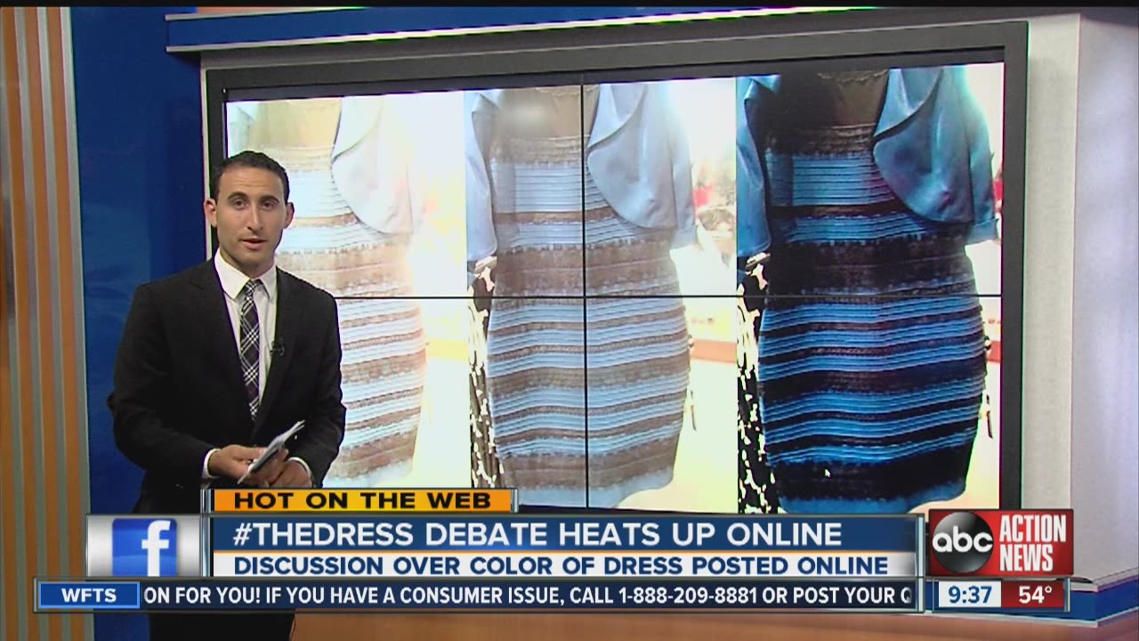 The internet asks: What color is this dress? - YouTube