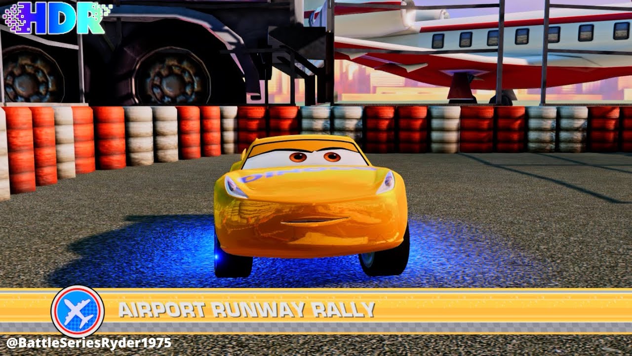 [HDR] Cars 3 Driven To Win | Cruz Ramirez - Battle Race | Airport ...