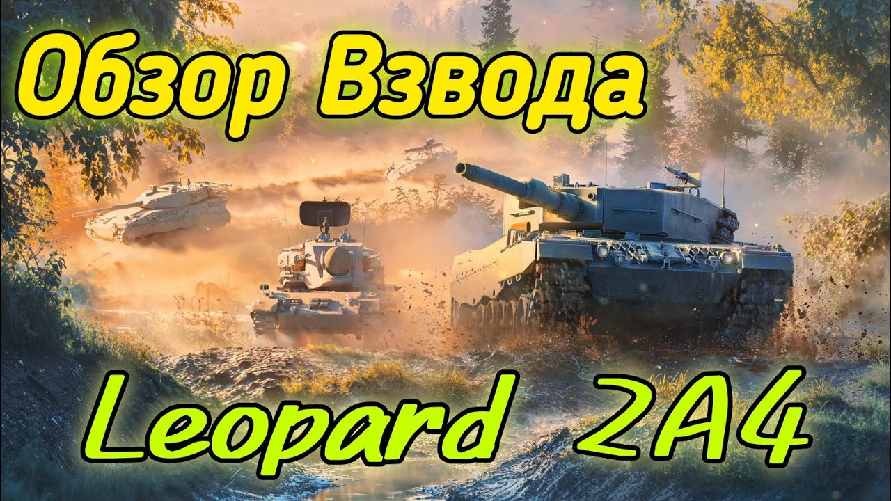 War Thunder Mobile | Обзор Взвода Leopard 2A4, TAM 2C, Wiesel 1A2 ...